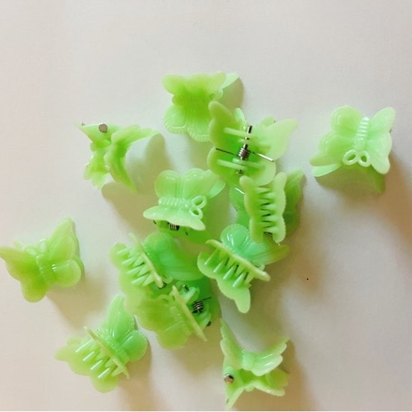 Urban Outfitters | Hair | Colorful Mini Butterfly Hair Clips Set Of 3 ...
